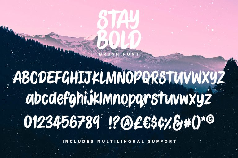 Stay Bold Font | Set Sail Studios