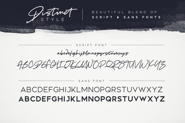 Distinct Style Font Duo | Set Sail Studios