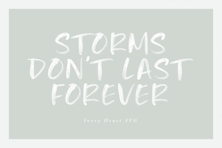 Ivory Heart SVG Font | Set Sail Studios