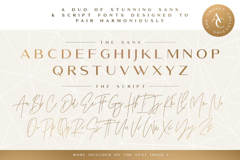 The Amoret Font Duo + Logos | Set Sail Studios