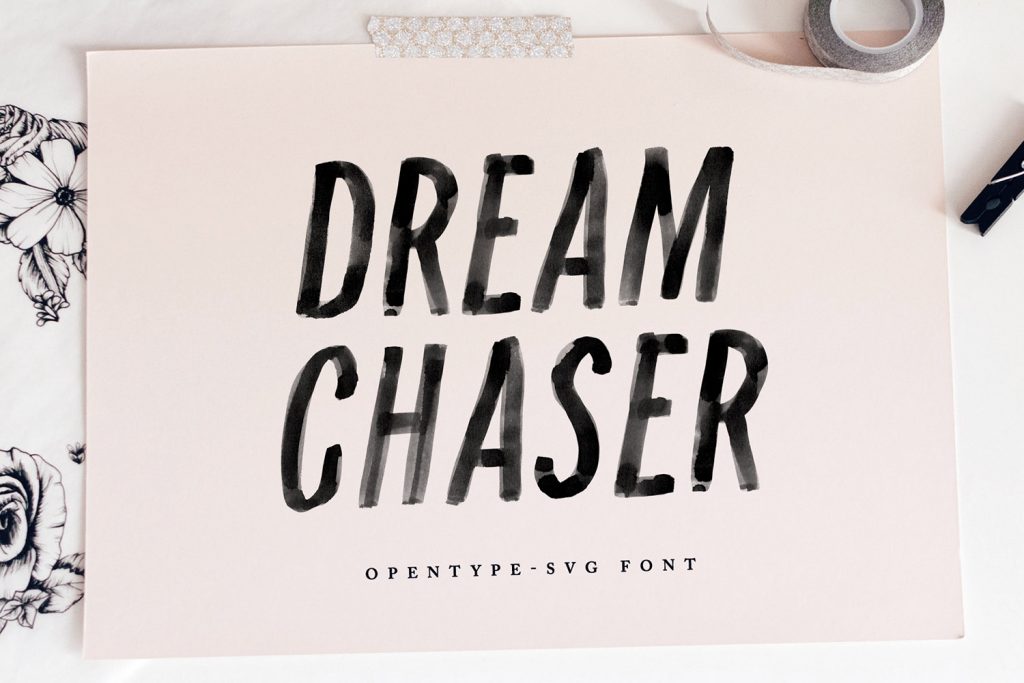 Dream Chaser SVG Font | Set Sail Studios