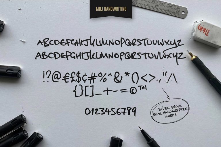 Made By James Font Collection | Set Sail Studios