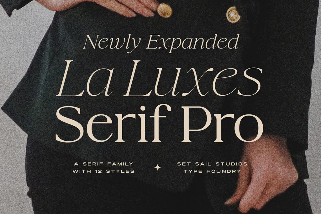 La Luxes Serif Pro 12 Font Family | Set Sail Studios