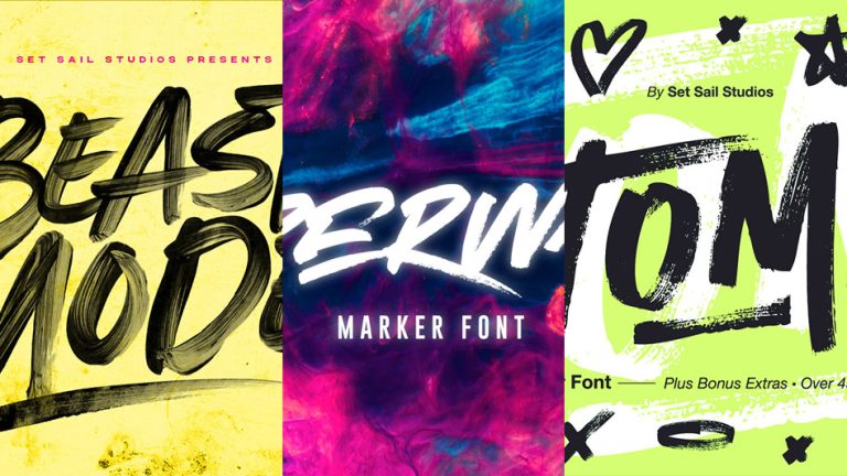 10 High Energy Fonts to Supercharge your Designs | Set Sail Studios